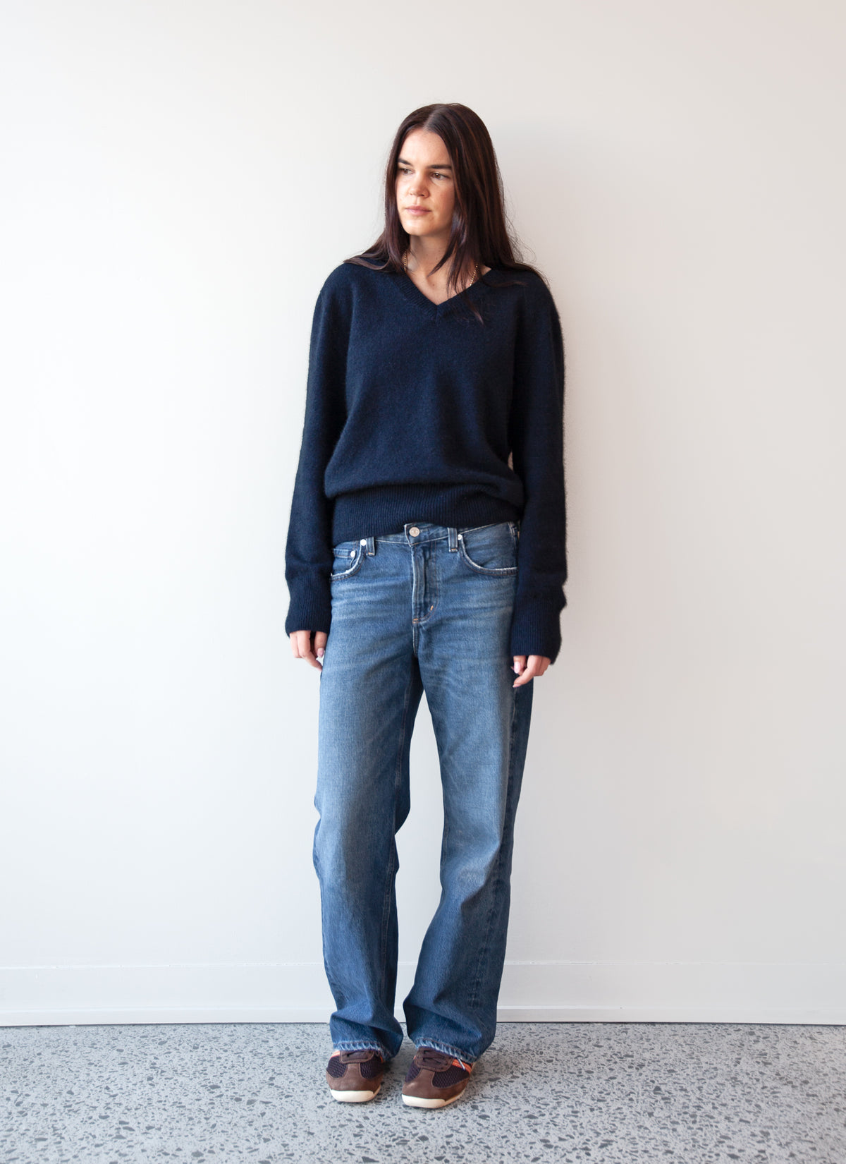 Lindz Jean in Chaya (Mid-Blue) | Simon James