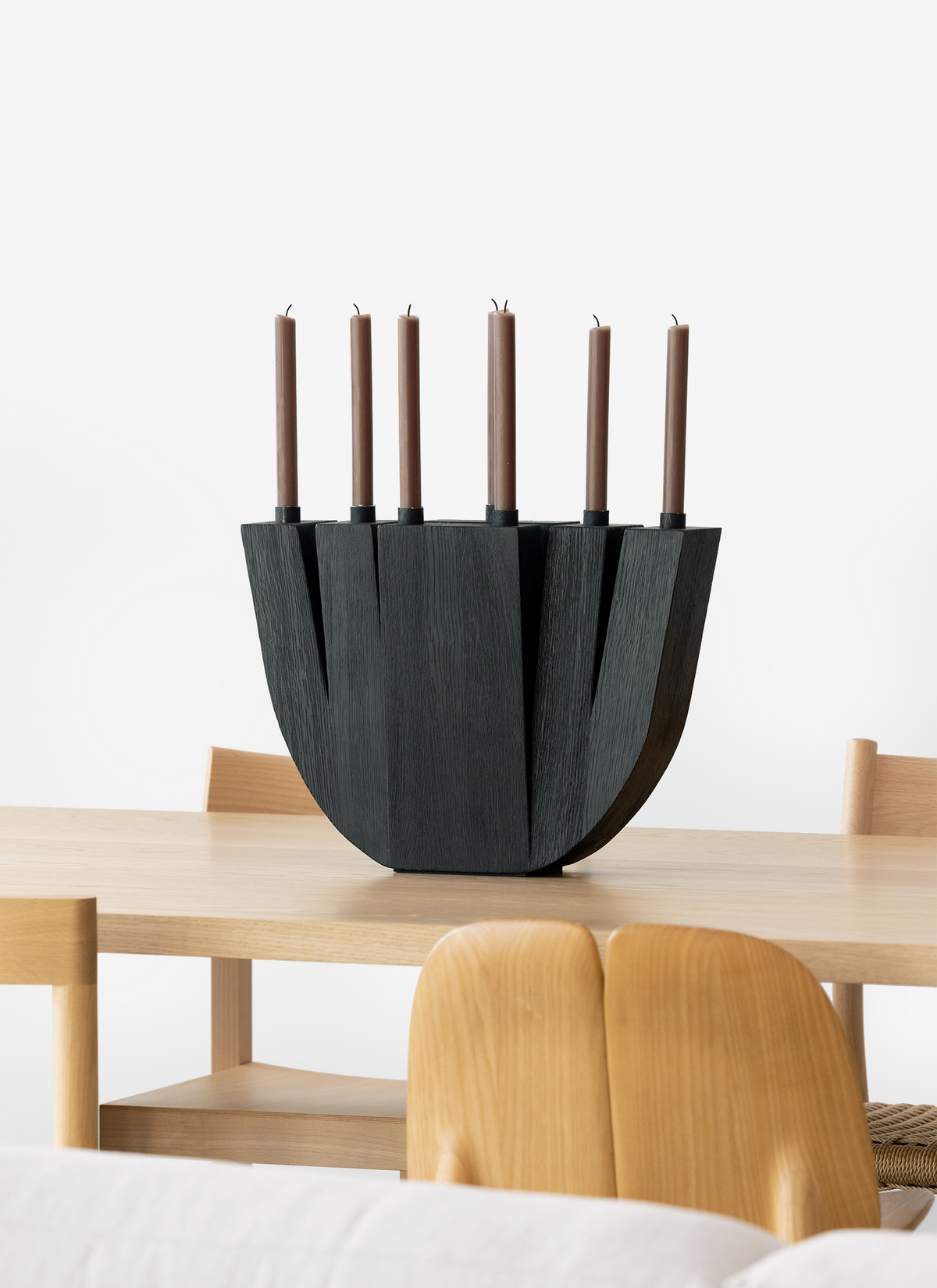 Septennial Candleholder - Black | Simon James